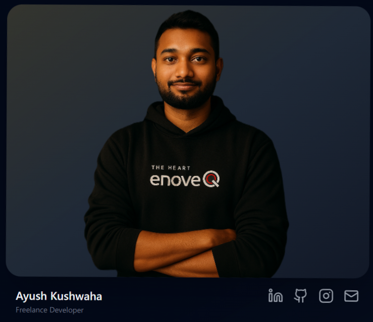 Ayush Kushwaha | Web & UI/UX Designer